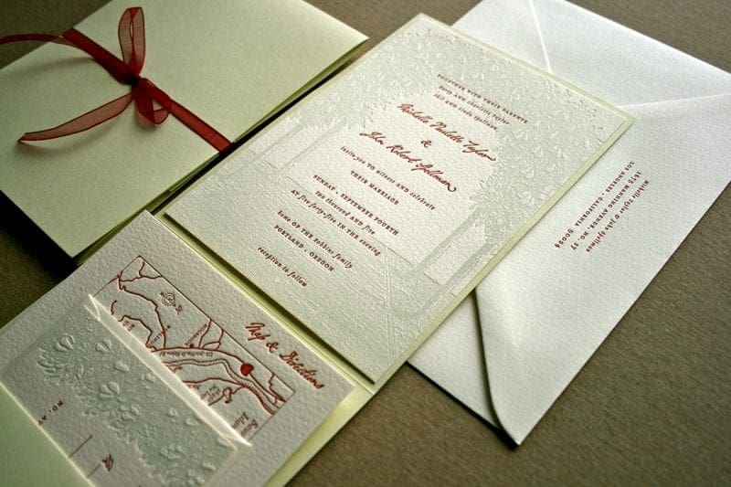 Clo Mor Press – Custom Letterpress Wedding Invitations, Letterpress ...